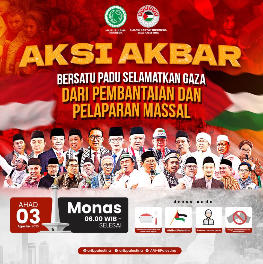 Yuk Ramaikan Aksi Selamatkan Gaza dari Pembantaian dan Genosida ...